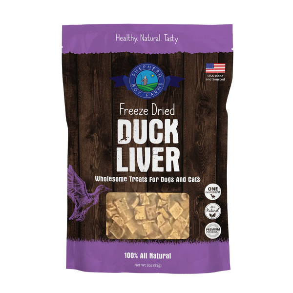 Shepherd Boy Farms - Freeze-Dried Duck Liver Treat – The Modern Paws