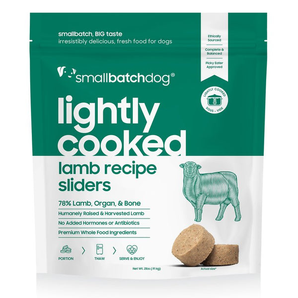 Small Batch - Lightly Cooked Lamb Batch - Gently Cooked Dog Food - Var ...
