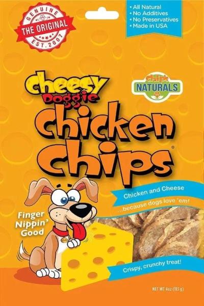 Chip's Naturals - Cheesy Doggie Chicken Chips – The Modern Paws
